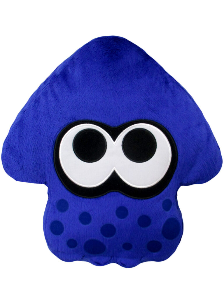 Splatoon 2 Cushion (Bright Blue) | Little Buddy Toys
