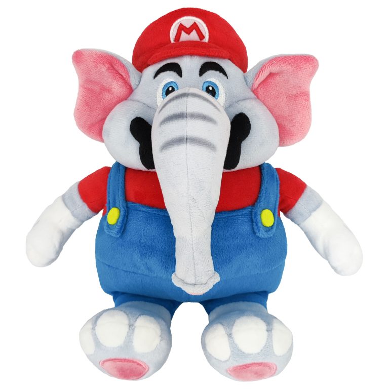 Elephant Mario 10″ Plush | Little Buddy Toys